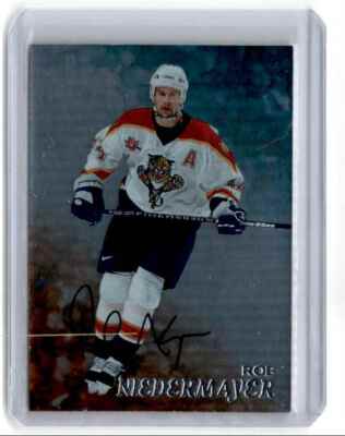 1998-99 Be a Player Autographs Rob Niedermayer Auto Florida Panthers ...