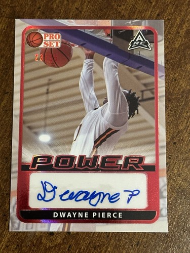 DWAYNE PIERCE 2021-22 Leaf PRO SET POWER Autograph #23/25 IOWA STATE | eBay