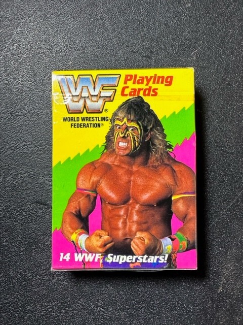 Vintage 1991 WWF Playing Cards Set Superstars Deck Ultimate Warrior ...