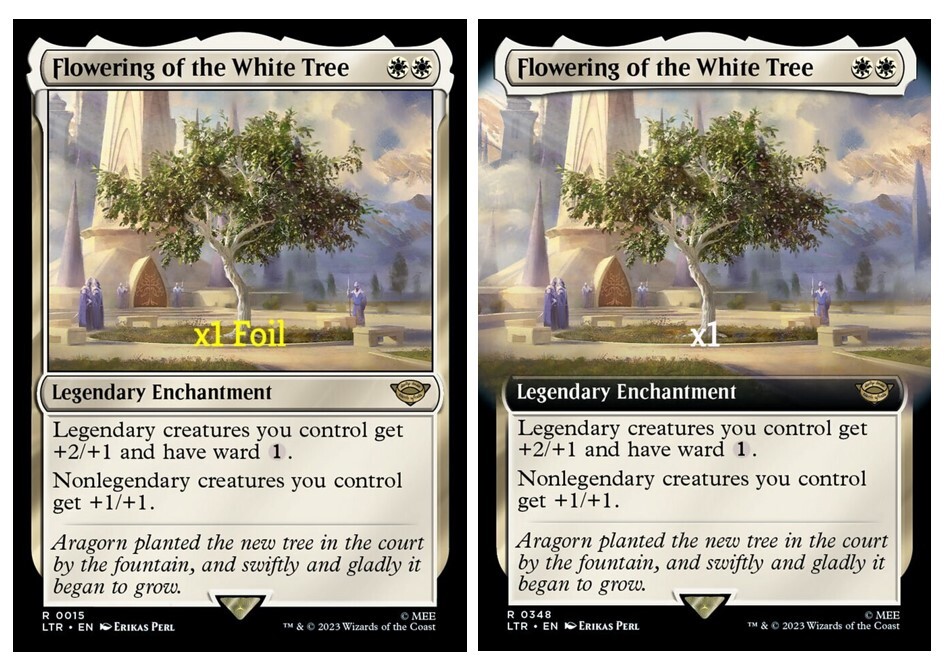MTG LOTR: Tales of Middle-earth LTR Flowering of the White Tree MINT ...