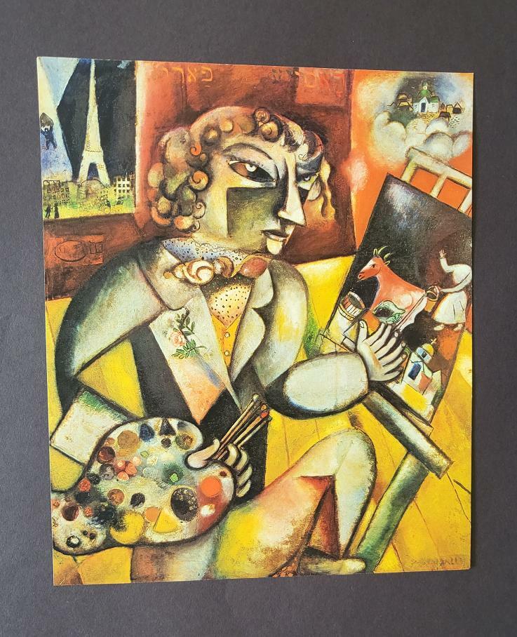 Marc Chagall Self Portrait With Seven Fingers