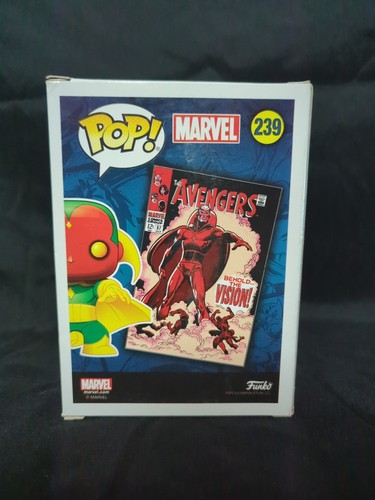 Funko POP! Vision #239 (Avengers # 57) Exclusive Marvel Collector Corps | eBay