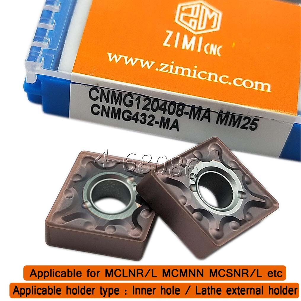 CNMG432 CNMG120408-MA Carbide insert Indexable turning insert For MCLNR ...