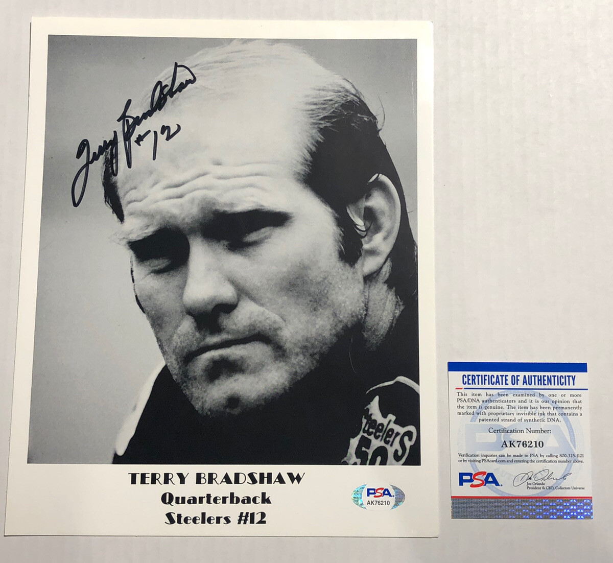 Terry Bradshaw Autographed Memorabilia | Signed Photo, Jersey ...