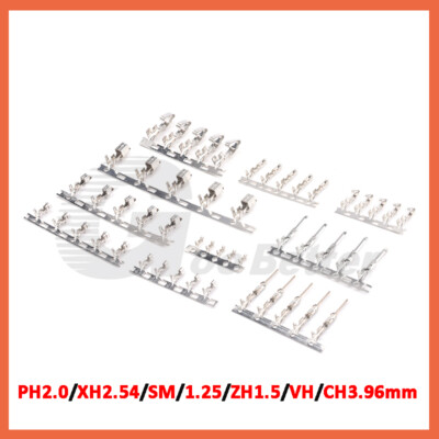 Male/Female Crimping Terminal Pin Crimp Connector PH2.0/XH2.54/SM/1.25/VH/CH3.96 | eBay