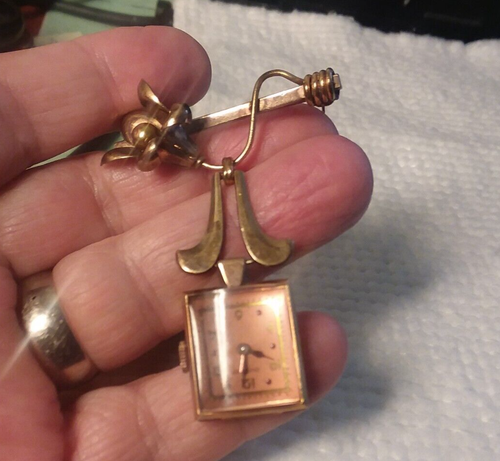 Vintage Seven Jewel Gold Plated Silver Watch | eBay