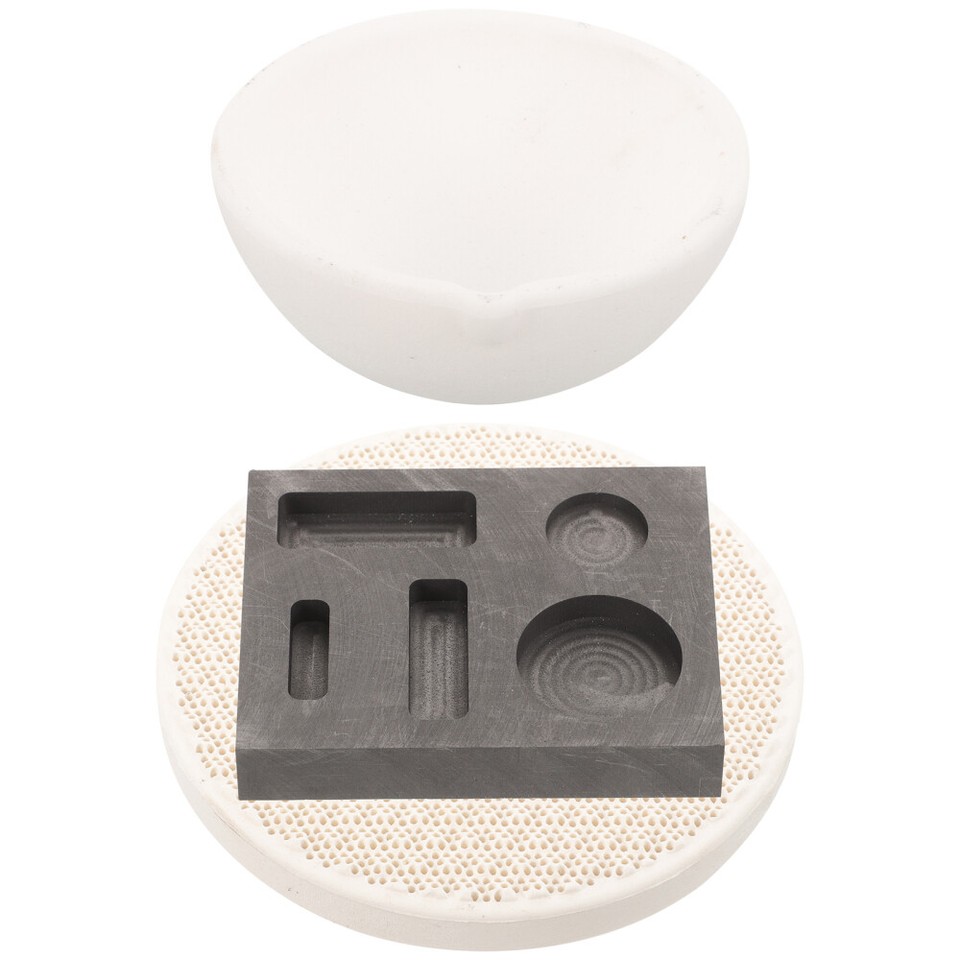 1Set Crucible Ingot Mold Metal Mold Melting Tool Ingot Mold for Casting ...