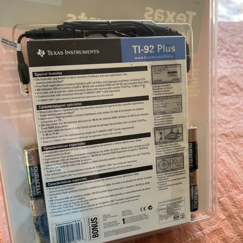 Texas Instruments TI-92 Graphing Calculator for sale online | eBay