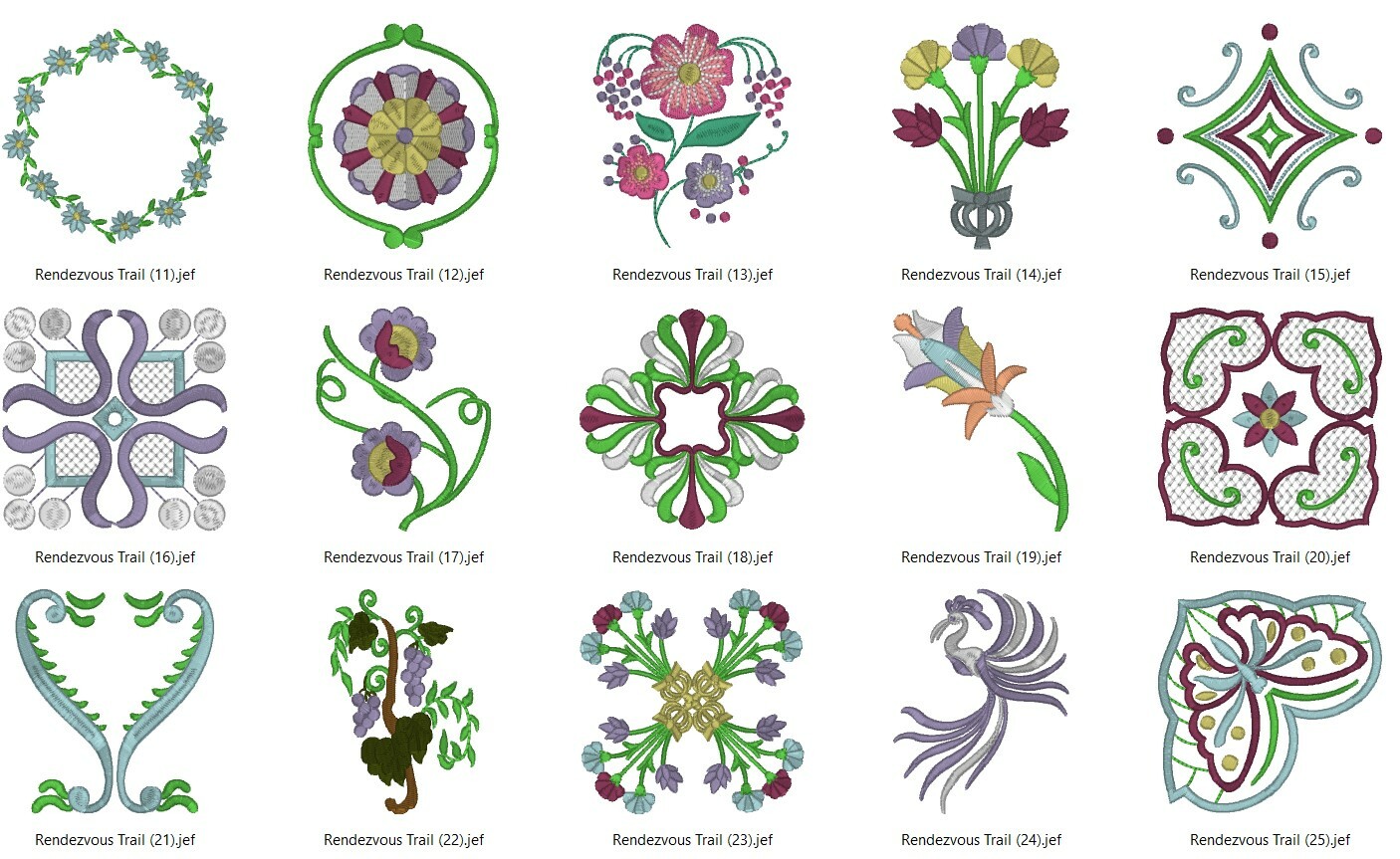 632 QUILTING DESIGNS QUILT BLOCKS Embroidery Machine Design Pattern PES ...