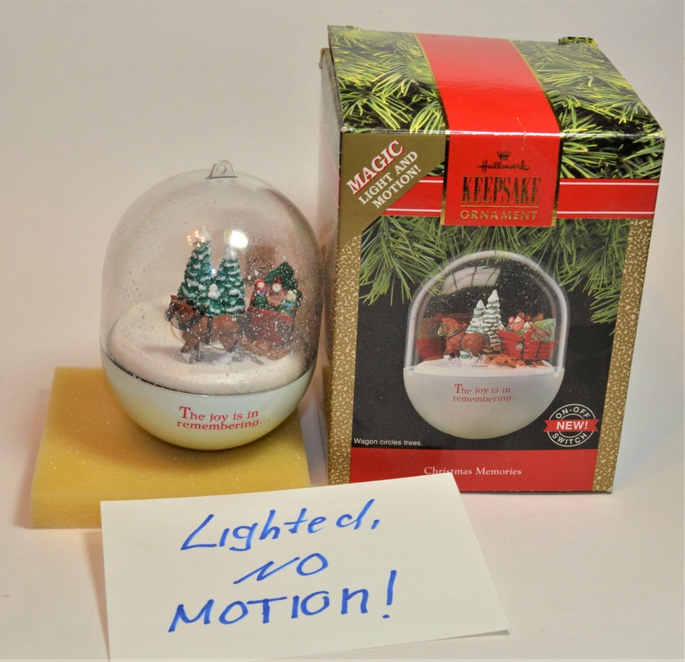 VTG Hallmark Magic ornament light & motion some light and music choose ...