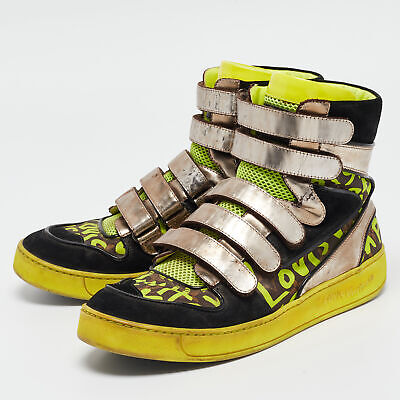 Louis Vuitton Multicolor Suede and Leather Graffiti Metallic Louis Vuitton Multicolor Suede and Leather Graffiti Metallic