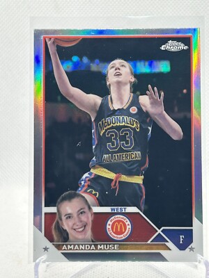2023-24 Topps Chrome McDonald's Refractor #44 Amanda Muse SP | eBay