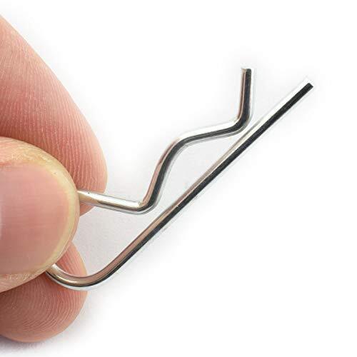 20 PCS R Clips Spring Retaining Wire Hair Pins M1.2-M3 M1.2*21M1.8*32M2 ...