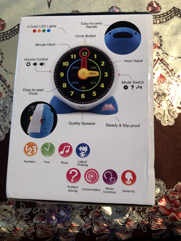 Best Learning Learning Clock Educational Talking Learn To Tell Time New ...