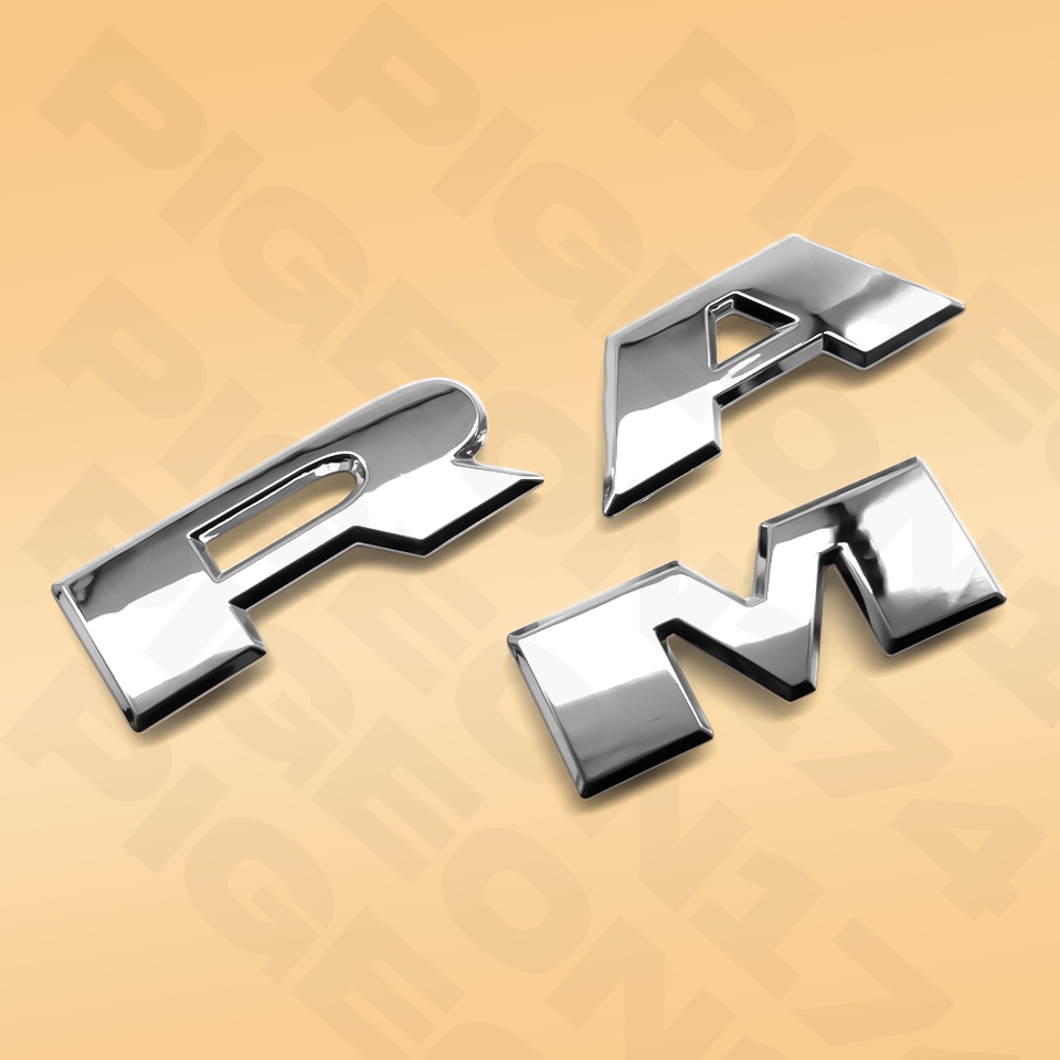 For 2019-2024 RAM 1500 Silver Decal Front Grille Emblem Truck Badge ...