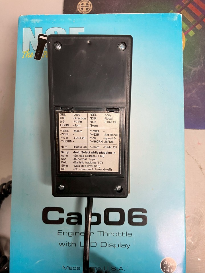 NCE No. 05240039. Cab 06e Handheld Cab with LED Readout & Digital ...