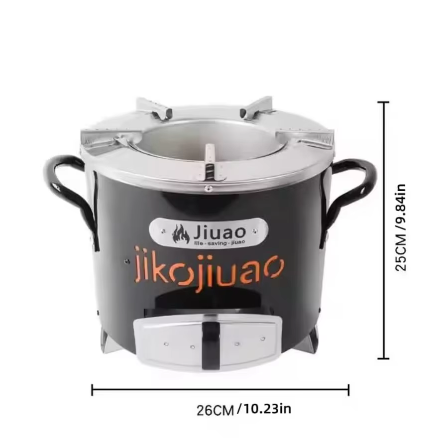 Portable Rocket Stove for Outdoor Cooking Efficient Charcoal Jiko Stove ...