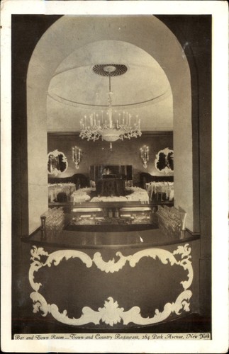 Town and Country Restaurant Bar & Town Room New York City ~ Lumitone ...