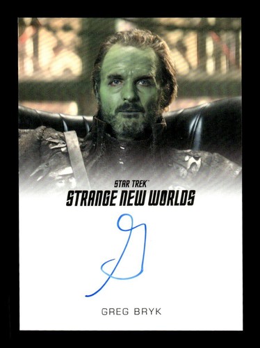 Star Trek Strange New Worlds Season 2 Autograph Greg Bryk as Harr Karas ...