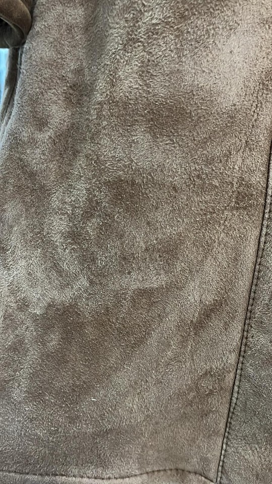 Shearling Schafleder Gebraucht Pre-owned Frau tg.44 Brown XYM405L | eBay