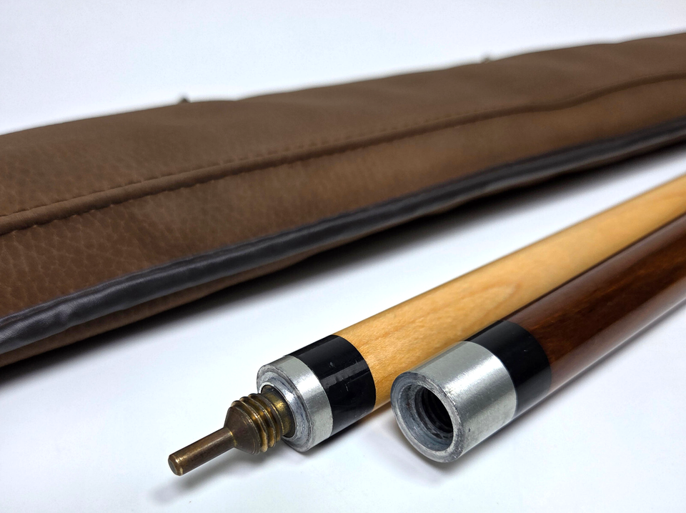 Dufferin Pool Cue 2-Piece Made in Canada 19oz 58" Full Size w/ Soft ...