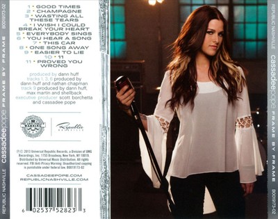 CASSADEE POPE - FRAME BY FRAME * NEW CD 602537528233 | eBay