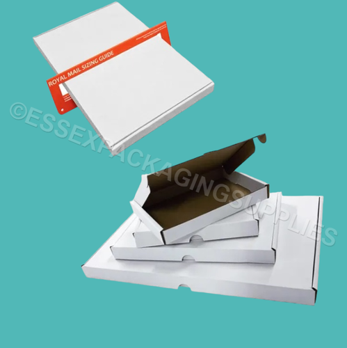 BOXES BROWN/WHITE PIP A4 A5 A6 DL MINI POSTAGE LARGE LETTER ROYAL MAIL ...