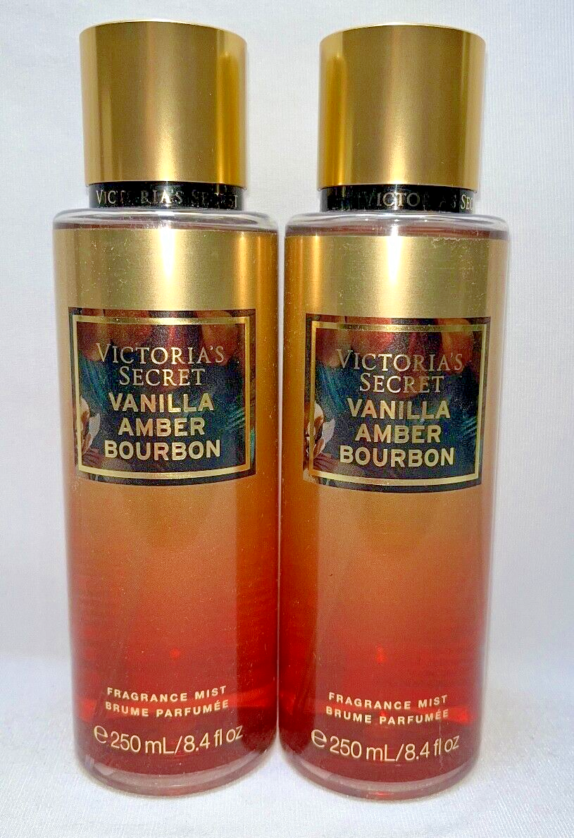 2 Vanilla Amber Bourbon Victoria Secret Fragrance Mist 8.4 fl oz | eBay