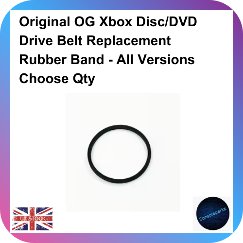 Original OG Xbox Disc/DVD Drive Belt Replacement Rubber Band - All ...