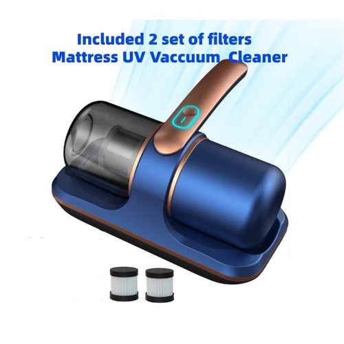 Wireless Mattress Vacuum Cleaner Cordless Handheld UV-C Bed Dust ...