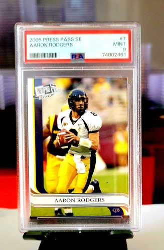 2005 PRESS PASS AARON RODGERS #7 RC ROOKIE CARD PSA 9 | eBay