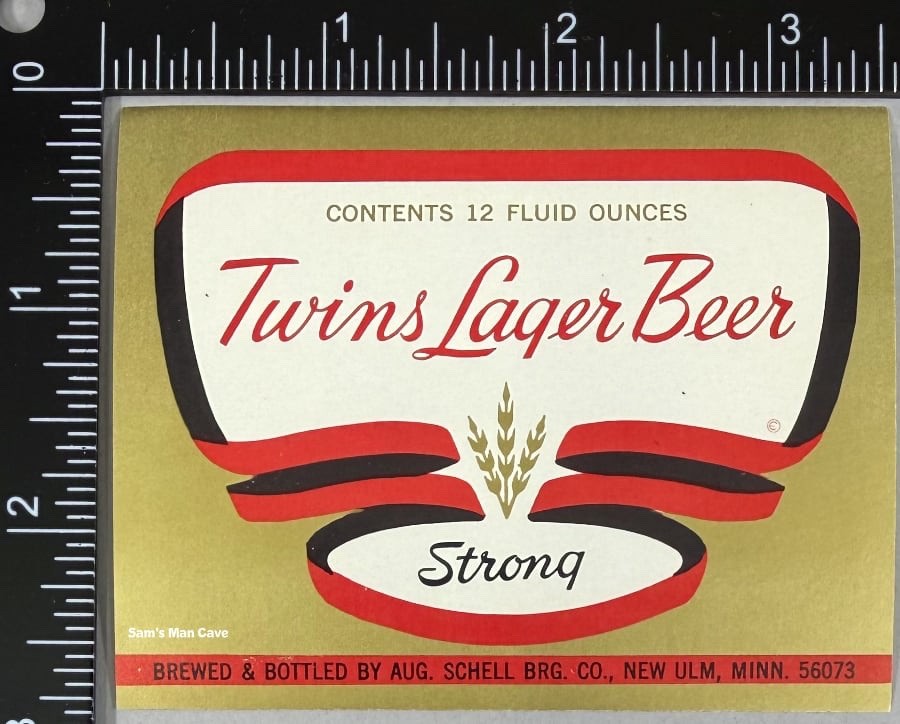Twins Lager Strong Beer Label - MINNESOTA | eBay