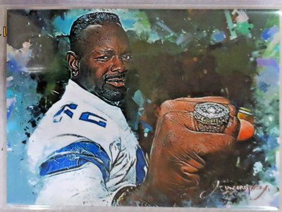 Emmitt Smith #31 Art Card Limited 37/50 Edward Vela Signed (Dallas ...