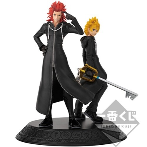 RARE Kingdom Hearts Second Memory Kuji 2020 Axel & Roxas Statue Figure ...