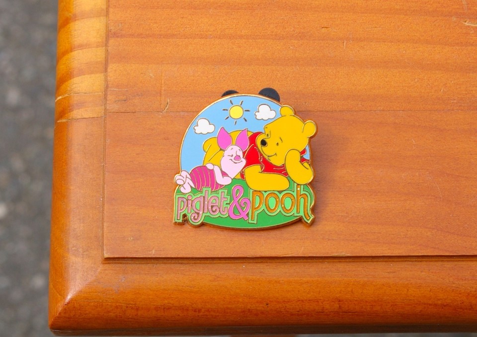Piglet & Winnie The Pooh 2007 Walt Disney Metal Enamel Lapel Pin ...