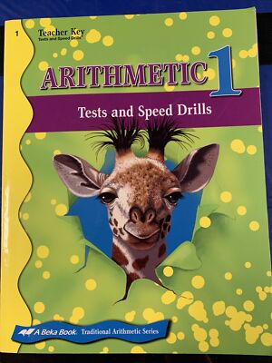 Arithmetic 1 A Beka Book homeschool 2nd grade History Book Math ...
