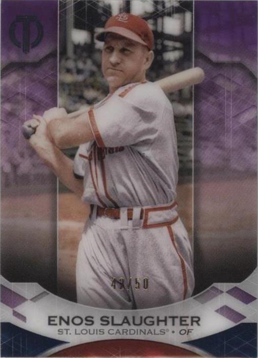 2019 Topps Tribute - Enos Slaughter #83 Purple /50 for sale online | eBay