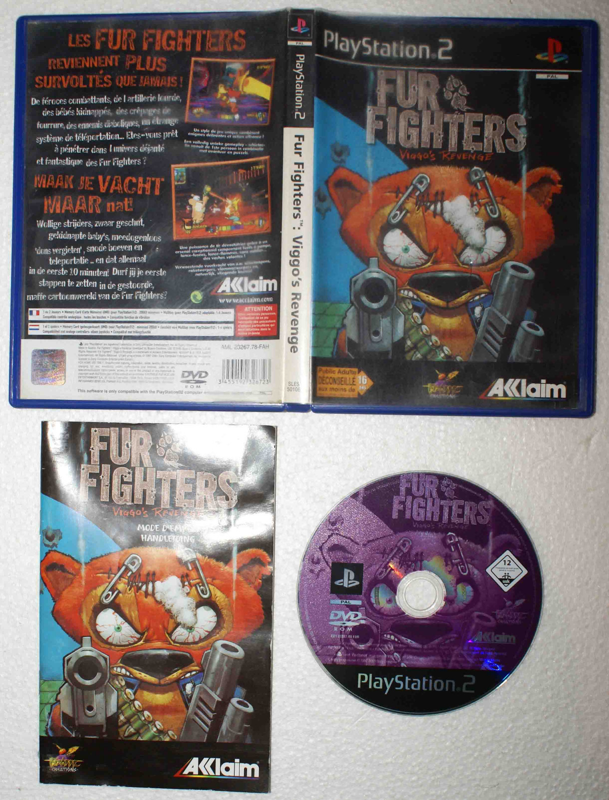 Fur Fighters : Viggo's Revenge PlayStation 2 PAL - Prix - Photo ...