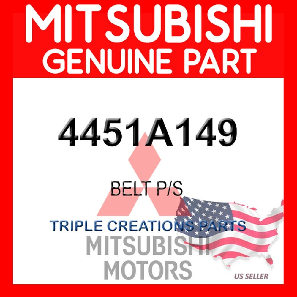 Genuine Mitsubishi 4451A149 Belt Power Steering OEM | eBay
