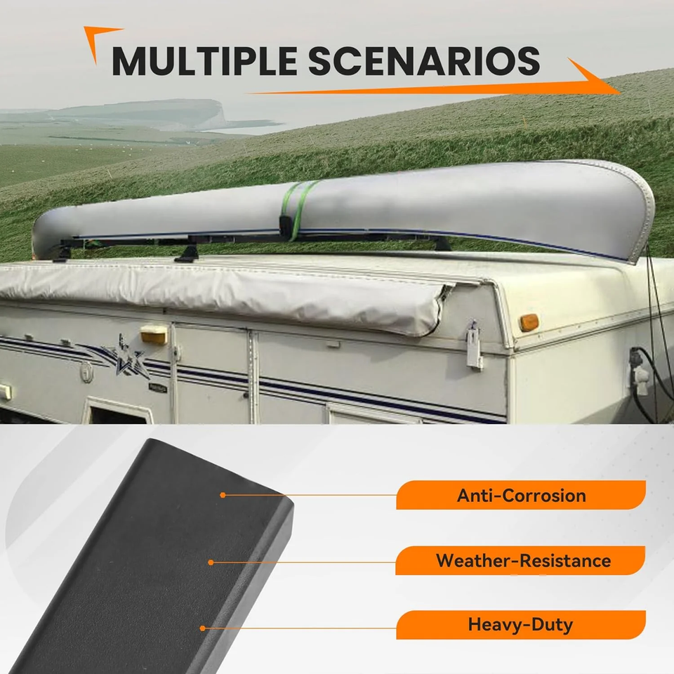 Adjustable Rack Roof Ladder Rack For Camper Trailer Pickup Truck Topper ...