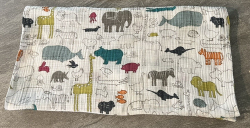 Pehr Animals~ Muslin swaddle blanket | eBay