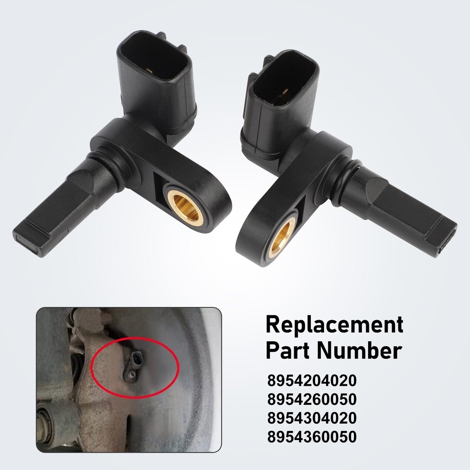 4pcs ABS Wheel Speed Sensors Front & Rear/Right & Left For Toyota ...