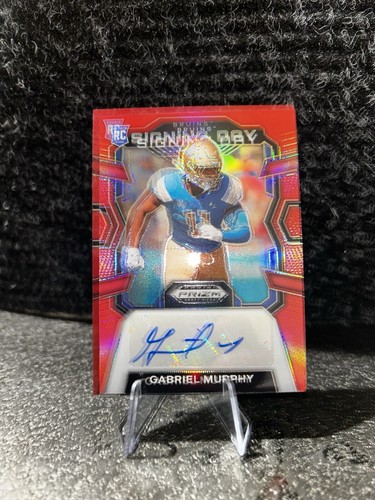 2024 PRIZM DRAFT PICKS ROOKIE GABRIEL MURPHY Red Prizm AUTO /199 | eBay