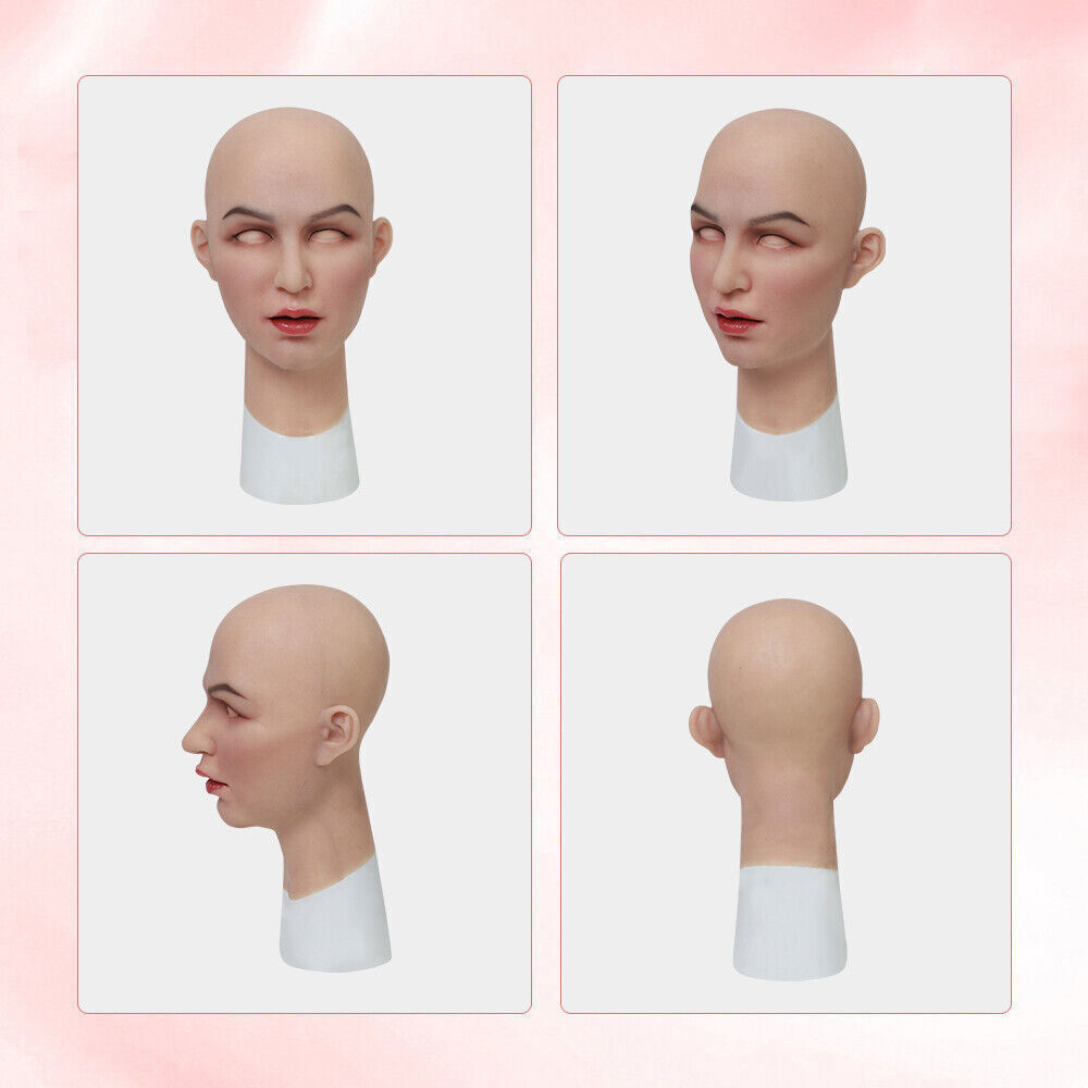 Roanyer Silicone Female Mask Jane Fake Human Skin Mask for Cosplay ...