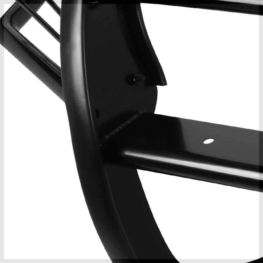 Fit 2001-2007 Toyota Highlander Black Mild Steel Front Bumper Grille ...