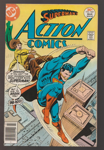 Action Comics #447 (1975) Superman 4 issue COMIC BOOK LOT RUN #468 ...
