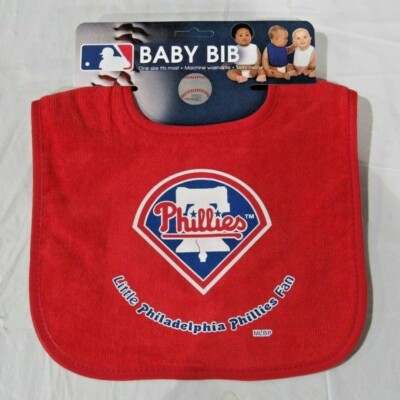 MLB Little Philadelphia Phillies Fan Baby Infant ALL PRO BIB Red | eBay