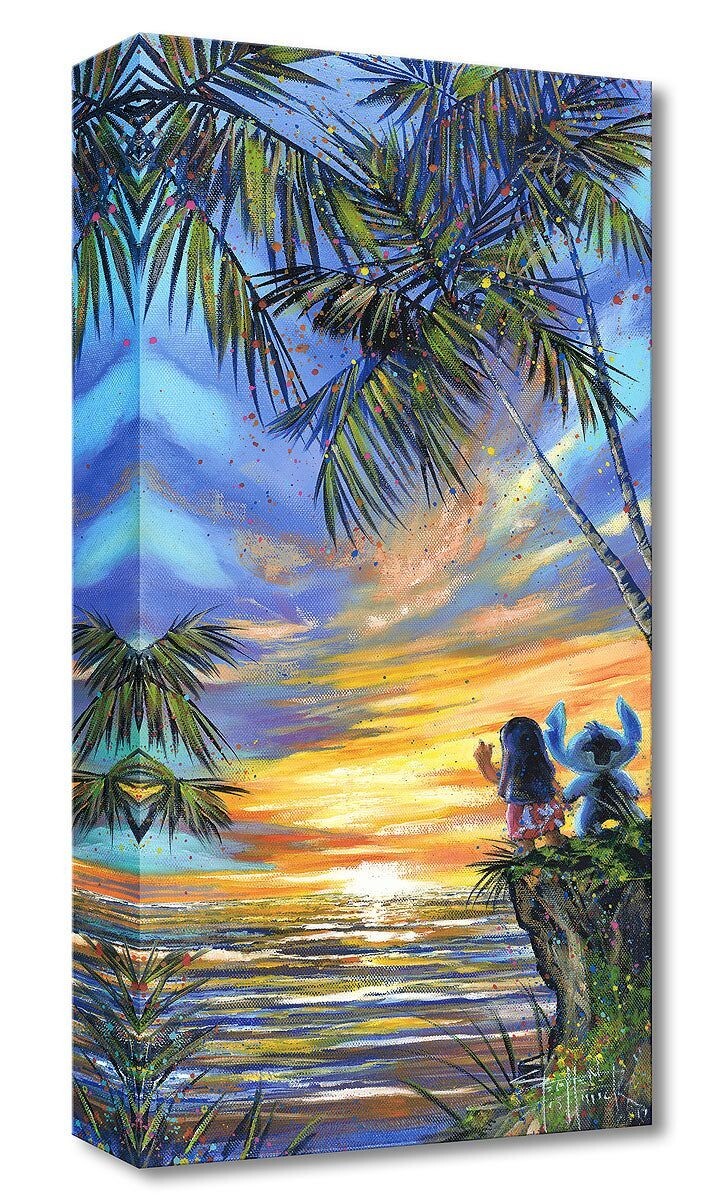 Lilo and Stitch Disney Fine Art Stephen Fishwick Ltd Ed TOC Print ...