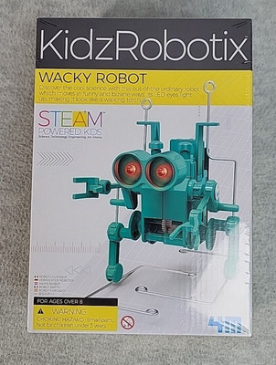 Kidz Robotix Wacky Robot STEAM Robot Kit Building Science Education 4M ...