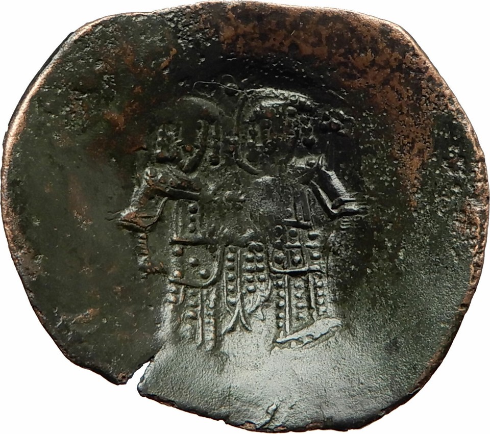 ALEXIUS III ANGELUS Authentic Ancient 1195AD Byzantine JESUS CHRIST ...